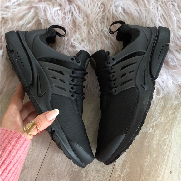 Nike | Shoes | Nwt Nike Id Custom Air Presto Triple Black | Poshmark
